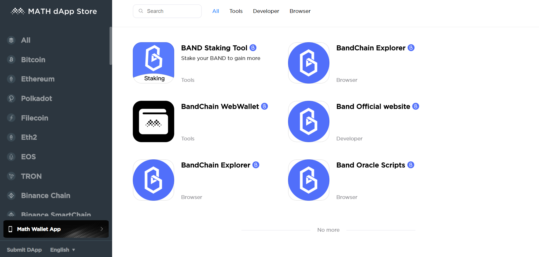 How to use the BAND Staking tool? – MathWallet